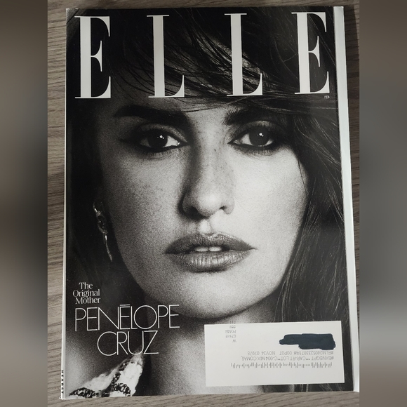 Elle | Other | Elle Magazine Featuring Penelope Cruz New | Poshmark